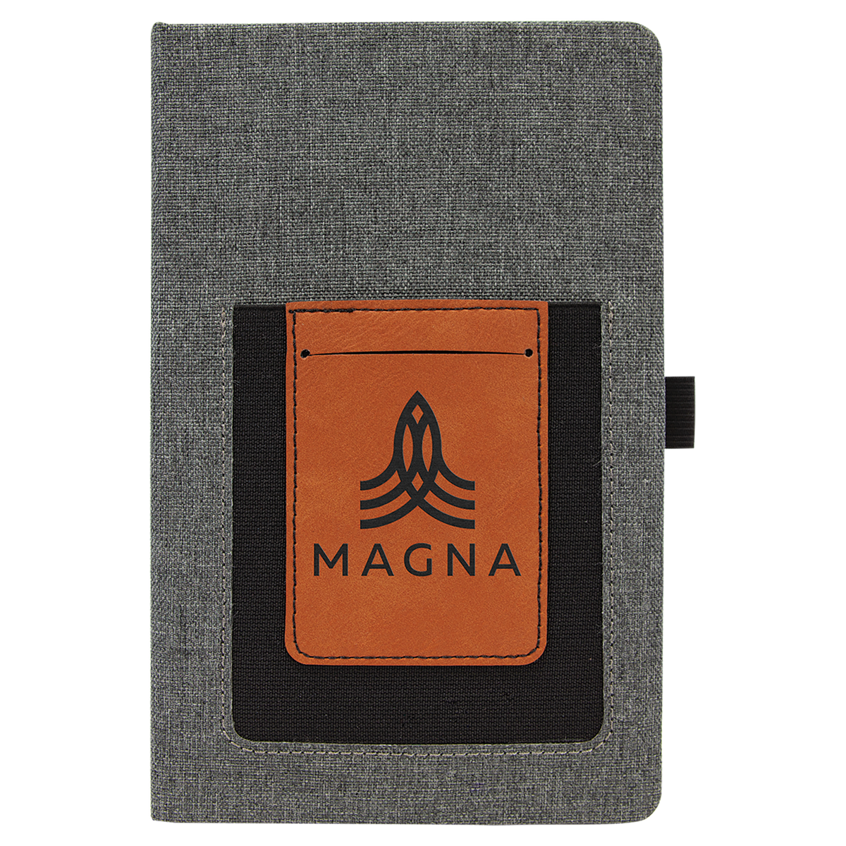 Custom Leather and Canvas Journal with Cell phone holder... – JTM VINTAGE
